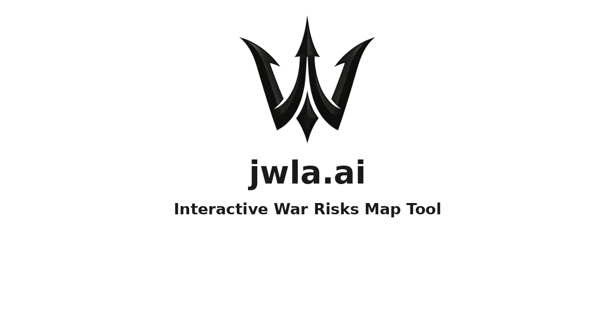 JWLA.ai — JWC Listed Areas Interactive Map | War Risk Marine Insurance